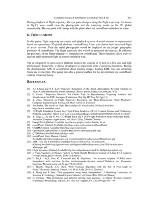 FLIGHT TRAJECTORY RECREATION AND PLAYBACK SYSTEM OF AERIAL MISSION ...