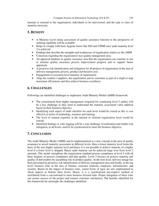 AUDIT MATURITY MODEL | PDF