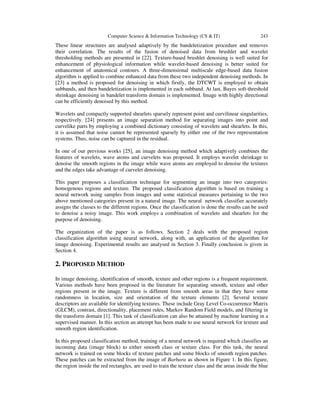 REGION CLASSIFICATION BASED IMAGE DENOISING USING SHEARLET AND WAVELET TRANSFORMS | PDF