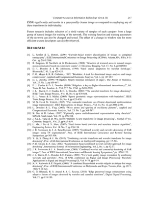 REGION CLASSIFICATION BASED IMAGE DENOISING USING SHEARLET AND WAVELET TRANSFORMS | PDF