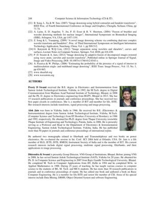 REGION CLASSIFICATION BASED IMAGE DENOISING USING SHEARLET AND WAVELET TRANSFORMS | PDF