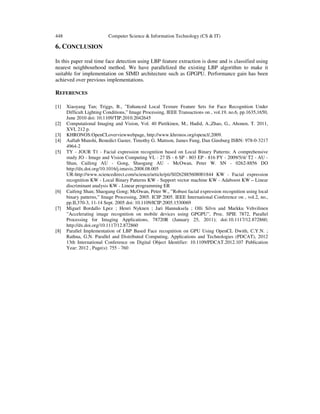 REAL TIME FACE DETECTION ON GPU USING OPENCL | PDF
