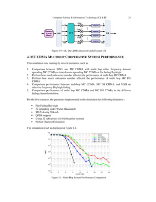 MC CDMA PERFORMANCE ON SINGLE RELAY COOPERATIVE SYSTEM BY DIVERSITY TECHNIQUE IN RAYLEIGH FADING ...