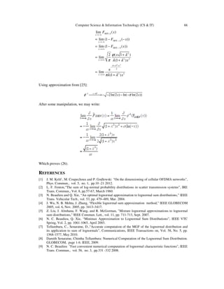 FITTING THE LOG SKEW NORMAL TO THE SUM OF INDEPENDENT LOGNORMALS DISTRIBUTION | PDF