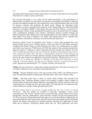 ISSUES, CHALLENGES, AND SOLUTIONS: BIG DATA MINING | PDF