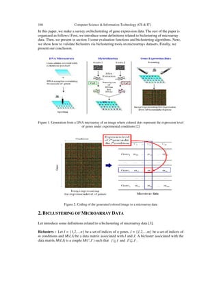 A NEW SURVEY ON BICLUSTERING OF MICROARRAY DATA | PDF