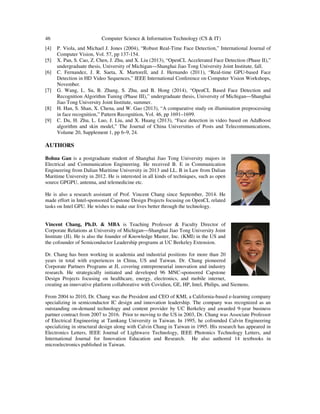 DESIGN AND IMPLEMENTATION OF INTEL-SPONSORED REAL-TIME MULTIVIEW FACE DETECTION SYSTEM | PDF
