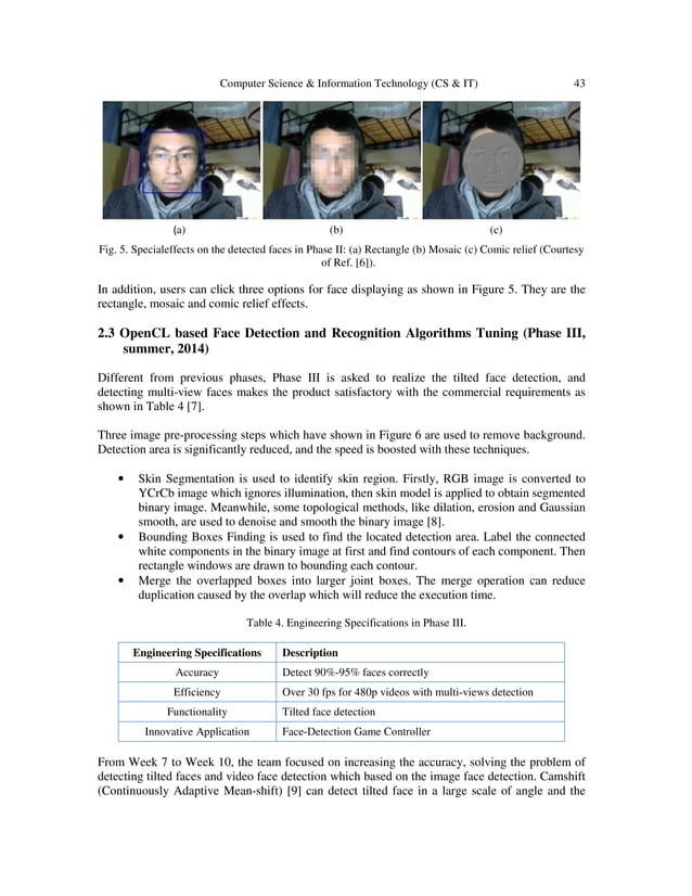 DESIGN AND IMPLEMENTATION OF INTEL-SPONSORED REAL-TIME MULTIVIEW FACE DETECTION SYSTEM | PDF