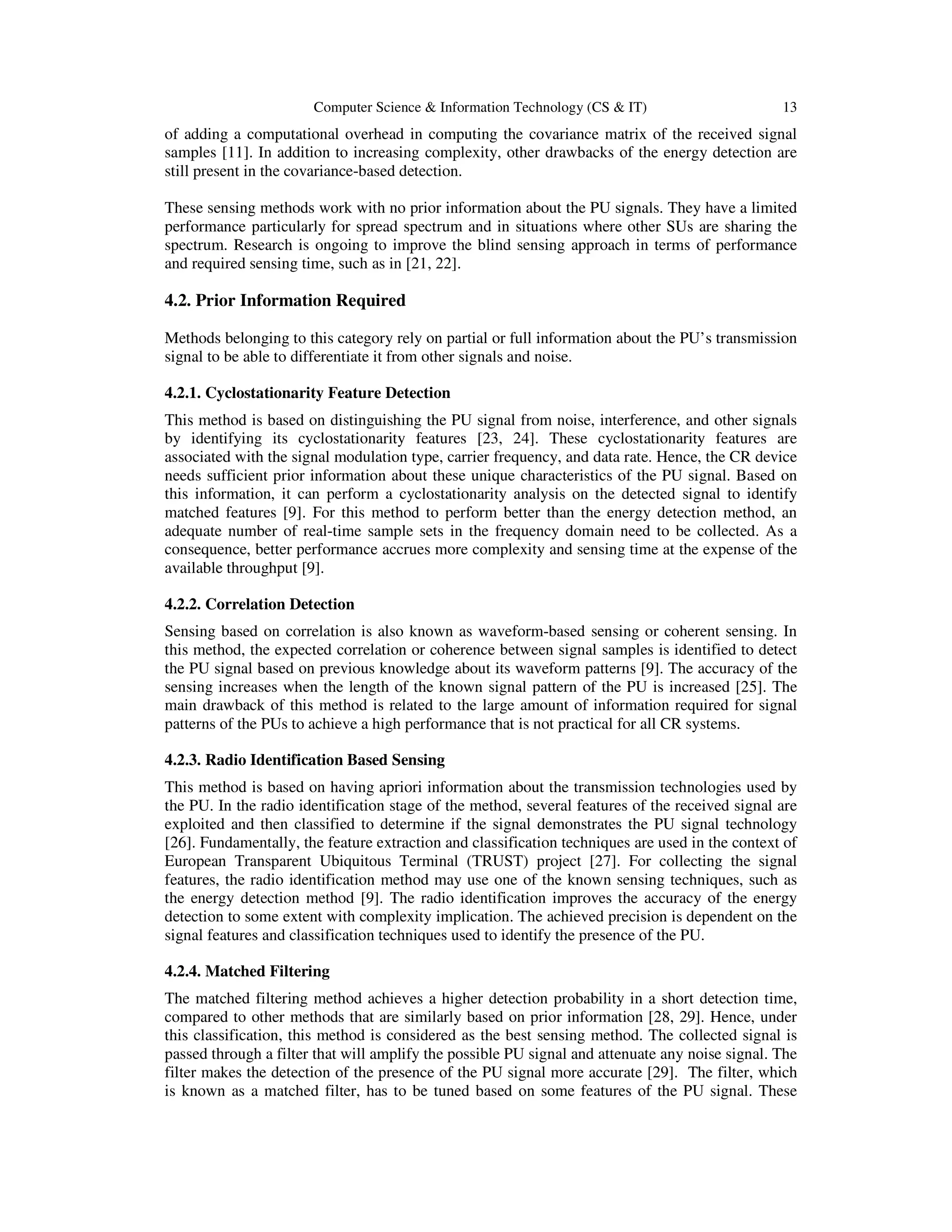Spectrum Sensing in Cognitive Radio Networks : QoS Considerations | PDF