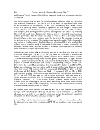 Selective Opening Secure Functional Encryption | PDF