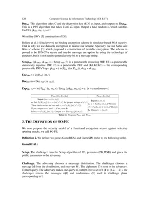 Selective Opening Secure Functional Encryption | PDF
