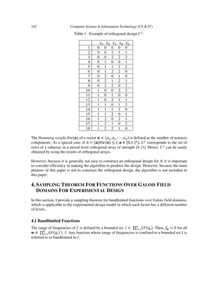 A Generalized Sampling Theorem Over Galois Field Domains for ...