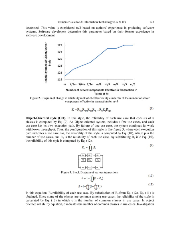 RELIABILITY EVALUATION OF SOFTWARE ARCHITECTURE STYLES | PDF