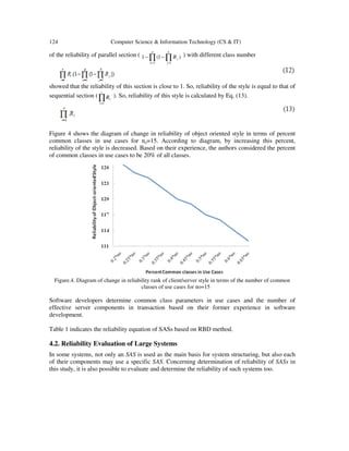 RELIABILITY EVALUATION OF SOFTWARE ARCHITECTURE STYLES | PDF
