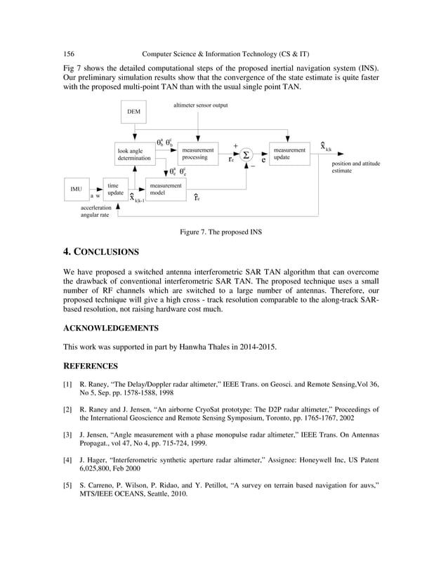 A Switched Antenna Nadir Looking Interferometric Sar Altimeter For Terrain Aided Navigation Pdf 