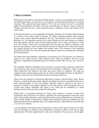 APPLICATION OF BICLUSTERING TECHNIQUE IN MACHINE MONITORING | PDF