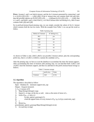 A PREFIXED-ITEMSET-BASED IMPROVEMENT FOR APRIORI ALGORITHM | PDF