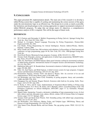 JPL : IMPLEMENTATION OF A PROLOG SYSTEM SUPPORTING INCREMENTAL TABULATION | PDF | Databases ...
