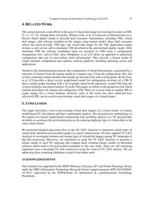 FEATURE-MODEL-BASED COMMONALITY AND VARIABILITY ANALYSIS FOR VIRTUAL CLUSTER DISK PROVISIONING | PDF