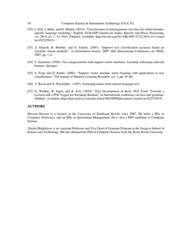AUTOMATIC KURDISH DIALECTS IDENTIFICATION | PDF