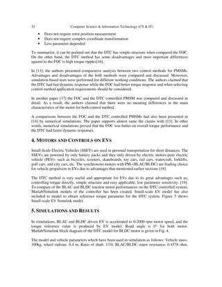 A COMPARATIVE OVERVIEW TO DTC FOR PMSM DRIVEN PURE ELECTRIC VEHICLES | PDF