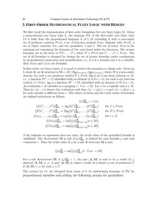 FIRST-ORDER MATHEMATICAL FUZZY LOGIC WITH HEDGES | PDF