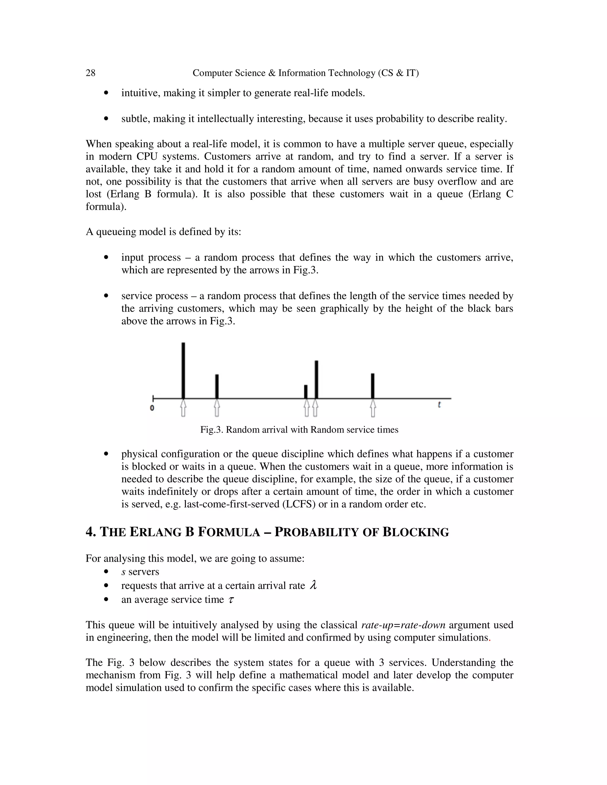 Applications of the Erlang B and C Formulas to Model a Network of Banking Computer Systems ...