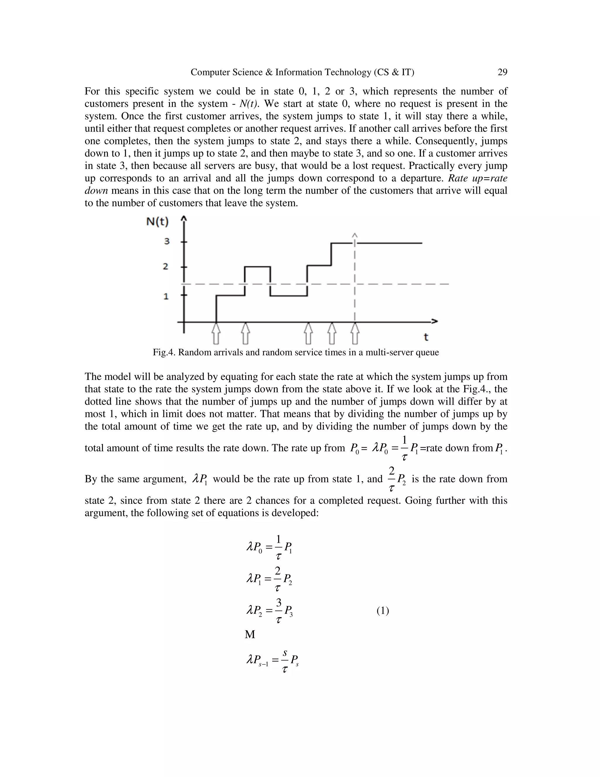 Applications Of The Erlang B And C Formulas To Model A Network Of Banking Computer Systems