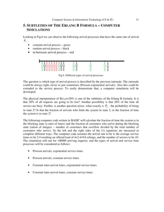 Applications of the Erlang B and C Formulas to Model a Network of Banking Computer Systems ...
