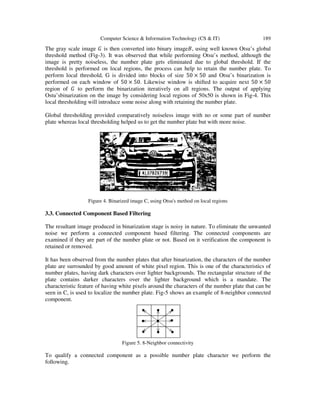 PROJECTION PROFILE BASED NUMBER PLATE LOCALIZATION AND RECOGNITION | PDF