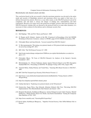 VULNERABILITIES OF THE SSL/TLS PROTOCOL | PDF