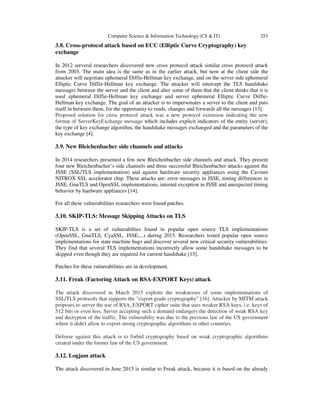 VULNERABILITIES OF THE SSL/TLS PROTOCOL | PDF