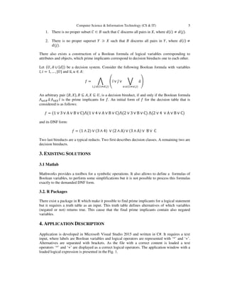 Application for Logical Expression Processing | PDF
