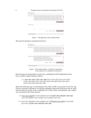 Application for Logical Expression Processing | PDF
