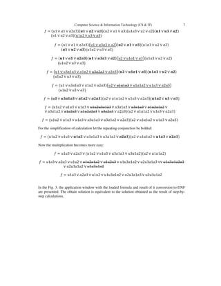 Application for Logical Expression Processing | PDF