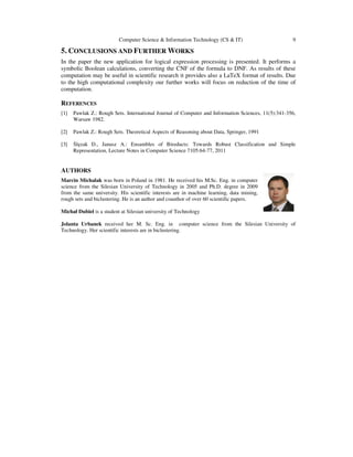 Application for Logical Expression Processing | PDF