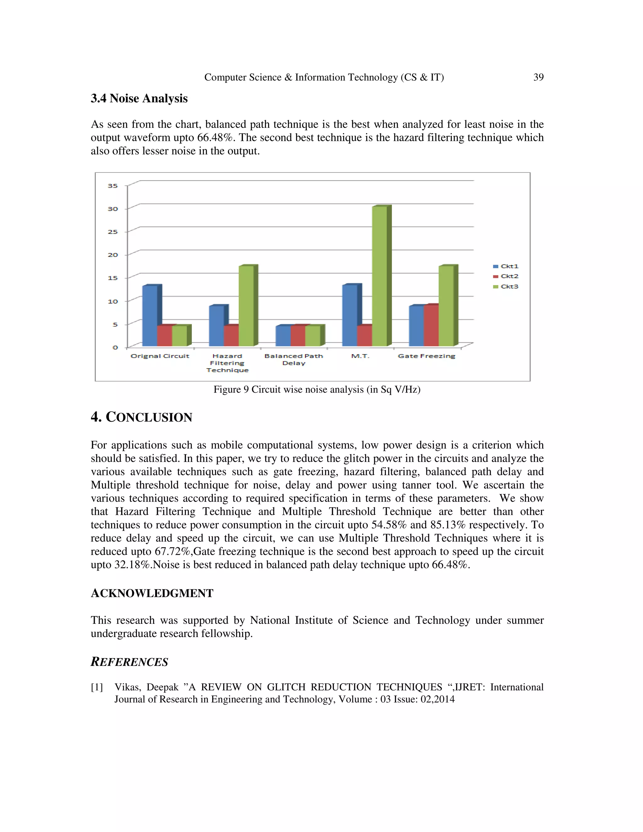 Glitch Analysis and Reduction in Combinational Circuits | PDF