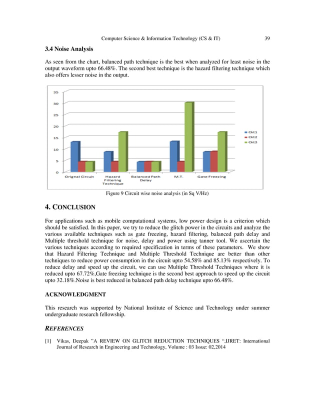 Glitch Analysis And Reduction In Combinational Circuits Pdf