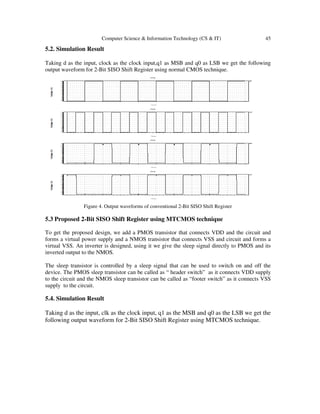 Analysis of CMOS and MTCMOS Circuits Using 250 Nano Meter Technology | PDF