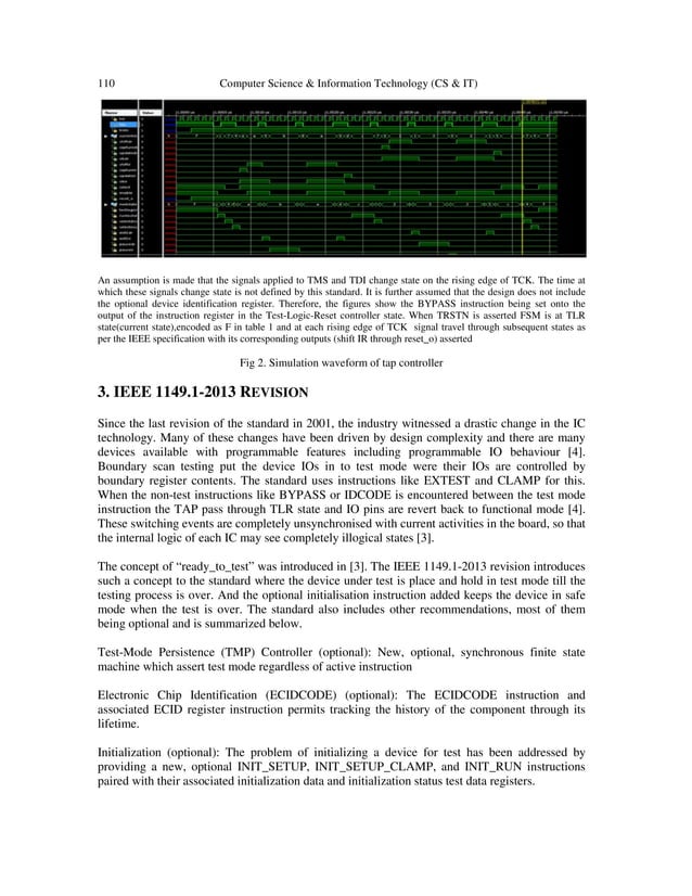 Design Of Ieee 1149 1 Tap Controller Ip Core Pdf