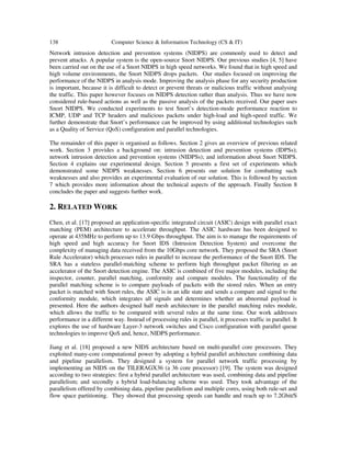 Using Cisco Network Components to Improve NIDPS Performance | PDF