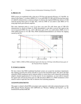 PARALLEL SEQUENCE SPREAD SPECTRUM SYSTEM SIMULATION WITH RAPP MODEL | PDF
