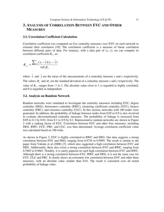 CORRELATION OF EIGENVECTOR CENTRALITY TO OTHER CENTRALITY MEASURES: RANDOM, SMALL-WORLD AND REAL ...