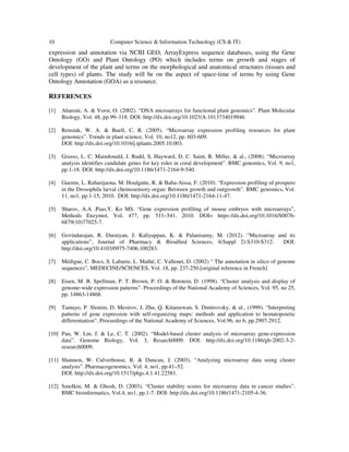 COMPUTATIONAL METHODS FOR FUNCTIONAL ANALYSIS OF GENE EXPRESSION | PDF | Genetics | Science