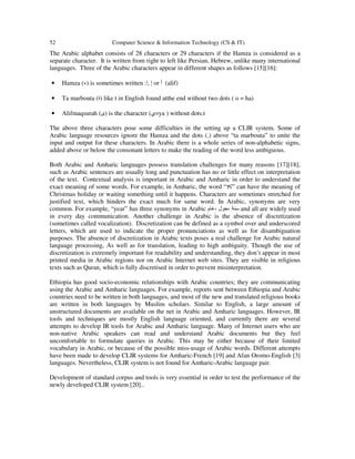 DICTIONARY BASED AMHARIC-ARABIC CROSS LANGUAGE INFORMATION RETRIEVAL | PDF