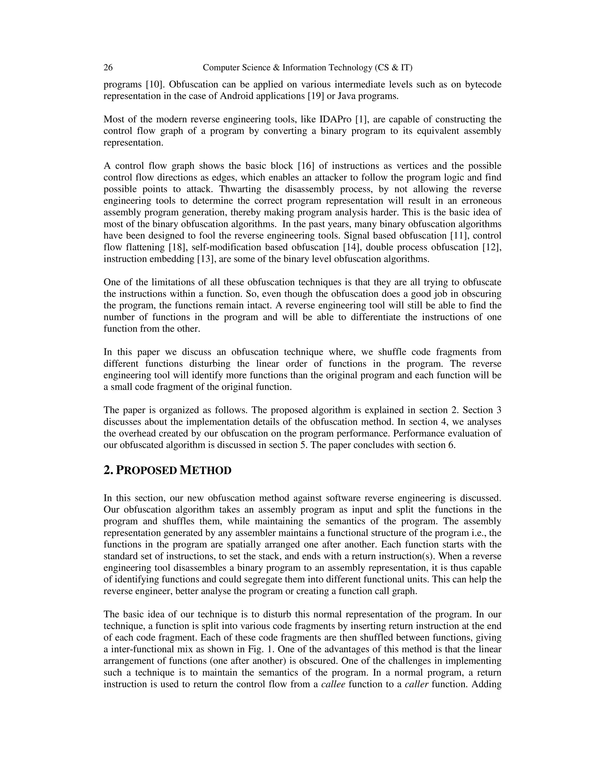 RETURN ORIENTED OBFUSCATION | PDF | Programming Languages | Computing