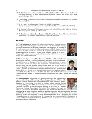 RETURN ORIENTED OBFUSCATION | PDF | Programming Languages | Computing