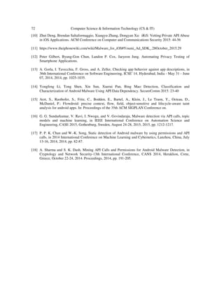 DMIA: A MALWARE DETECTION SYSTEM ON IOS PLATFORM | PDF