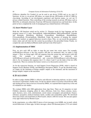 DMIA: A MALWARE DETECTION SYSTEM ON IOS PLATFORM | PDF
