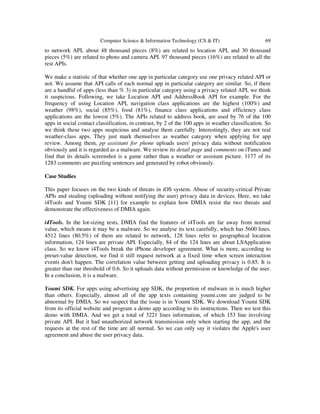 DMIA: A MALWARE DETECTION SYSTEM ON IOS PLATFORM | PDF